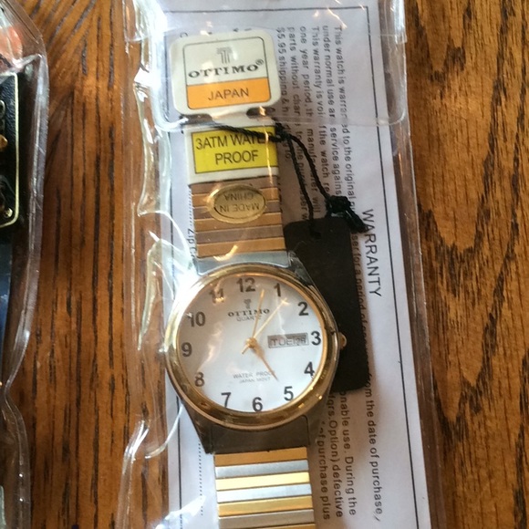 ottimo | Accessories | Mens Watch By Ottimo Silver And Gold Flex Band ...